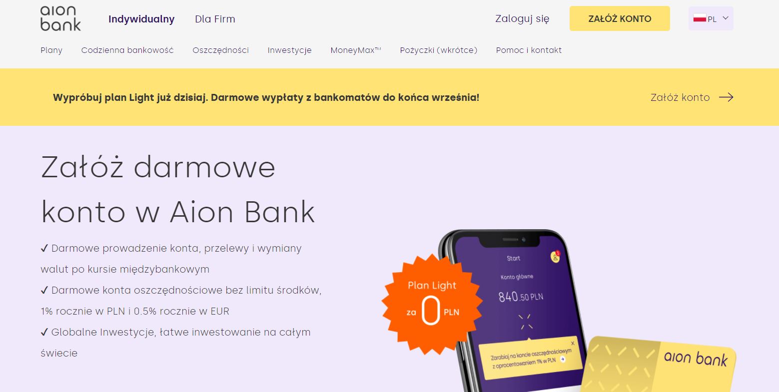 Aion Bank - opinie i recenzja • Czerwona-Skarbonka.pl